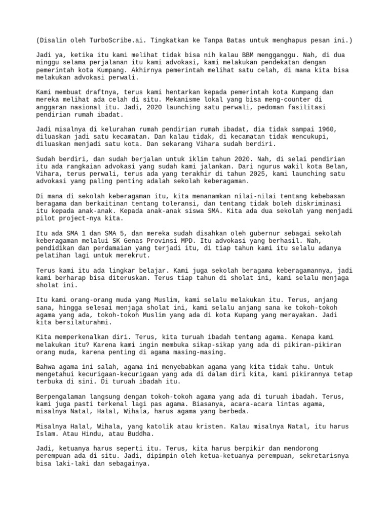 Jeanete Nia Lukita Ayu Aryanti Komunitas Peacemaker Kupang | PDF