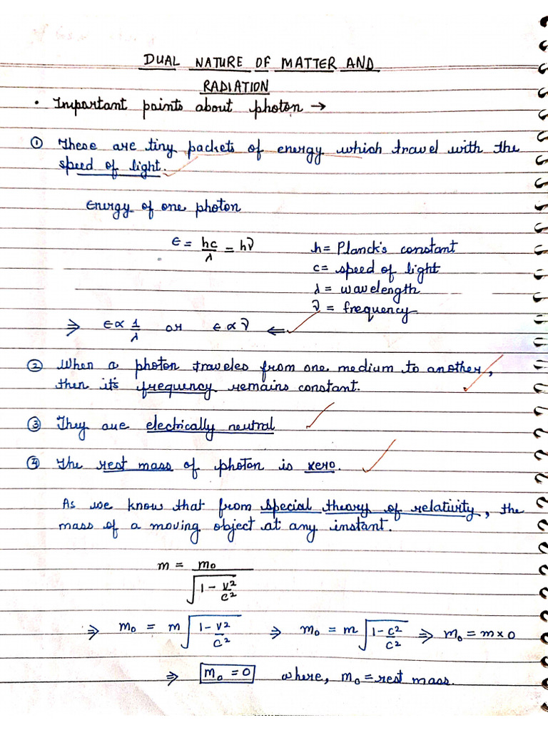 Photon Notes | PDF