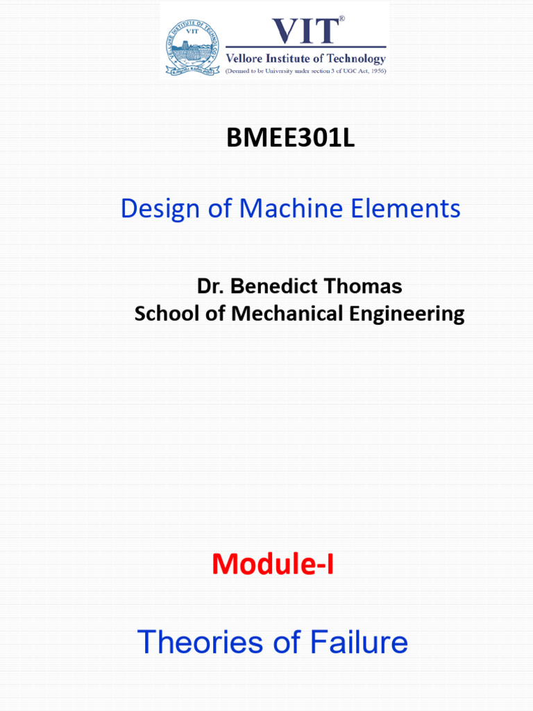 Theories of Failure in Mechanical Design | PDF | Strength Of Materials ...