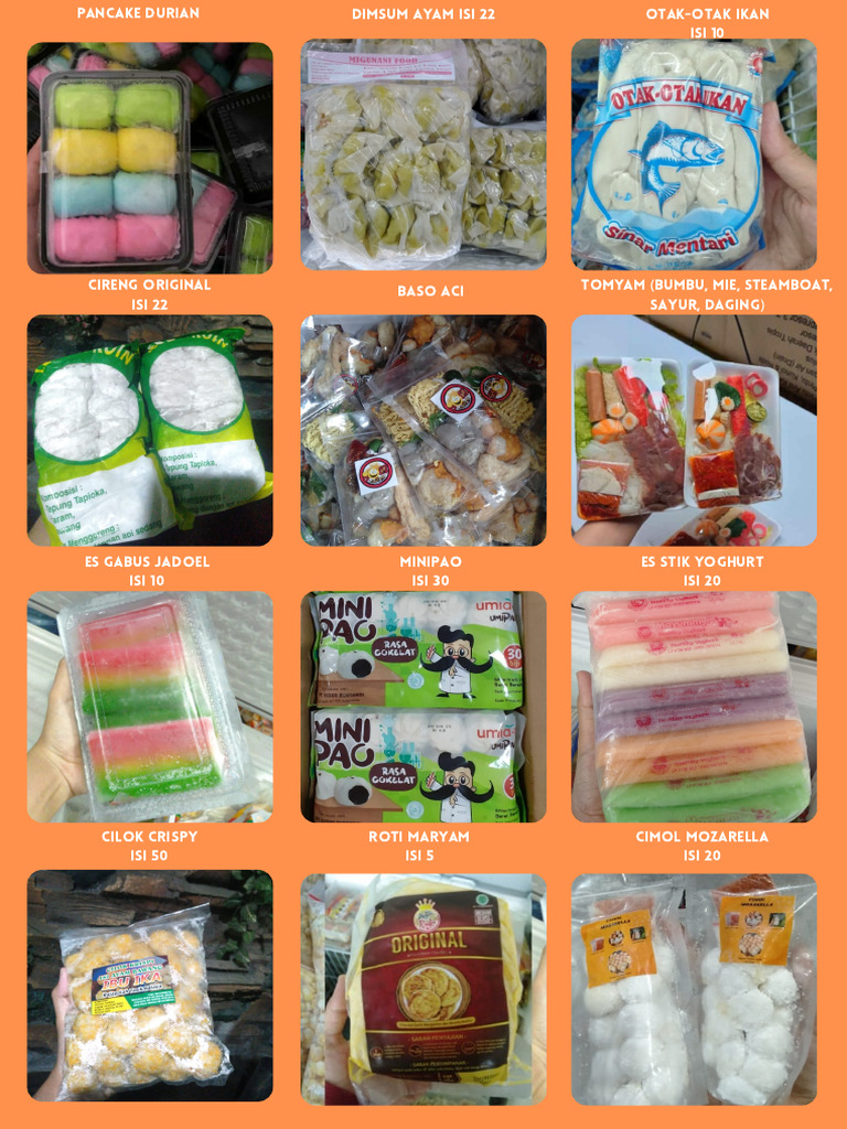 Katalog Produk Frozen Food Lengkap | PDF