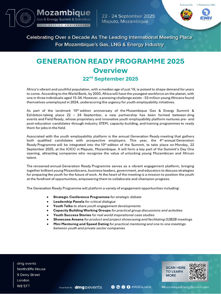 Generation Ready Day Draft Programme 18.09.2025 | PDF | Vocational ...