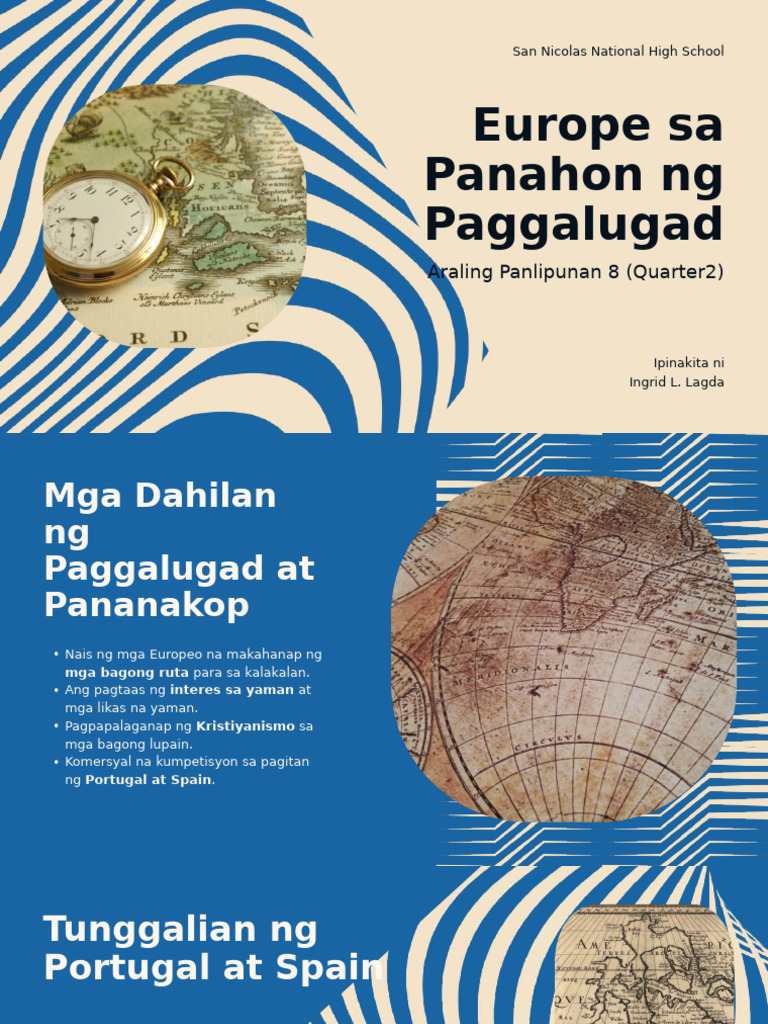 Presentation - AP 8 Q2 MELC 2 - Europe Sa Panahon NG Paggalugad | PDF