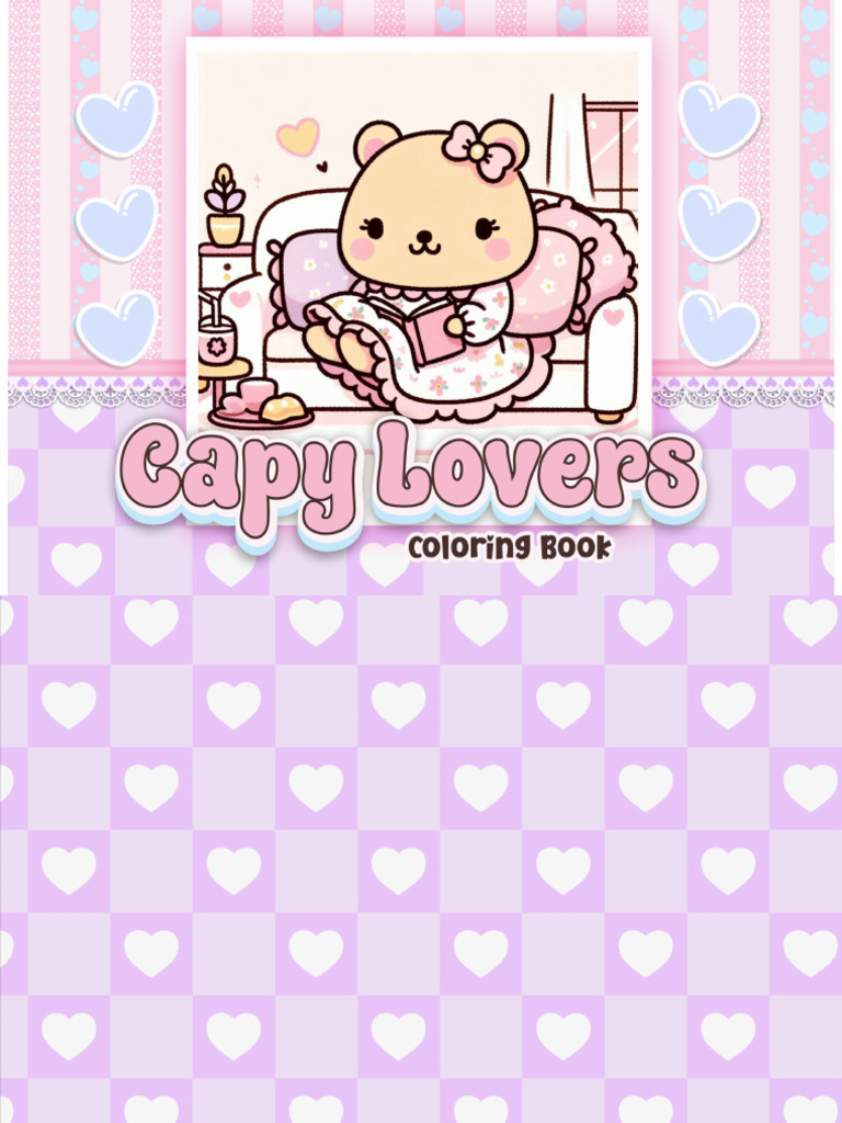 Capy Lovers Coloring Book | PDF