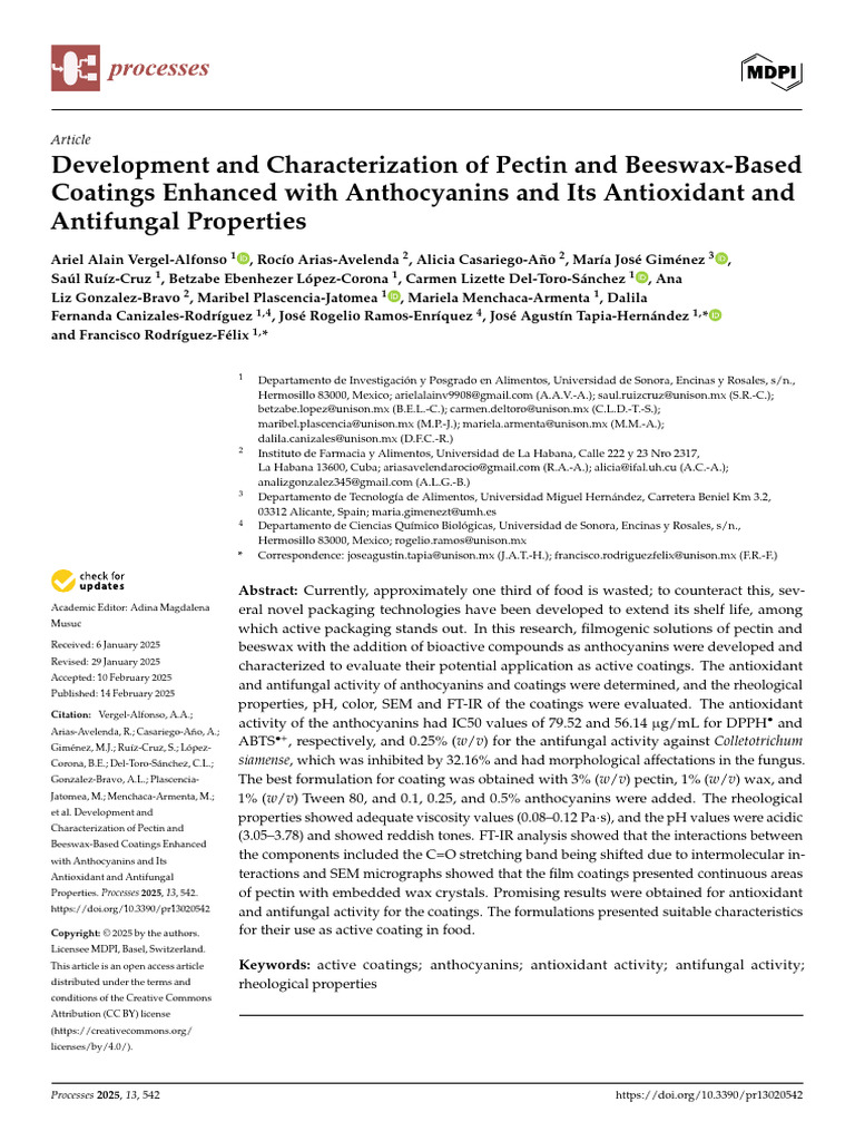 Development and Characterization of Pectin and Bee | PDF | Shear Stress ...