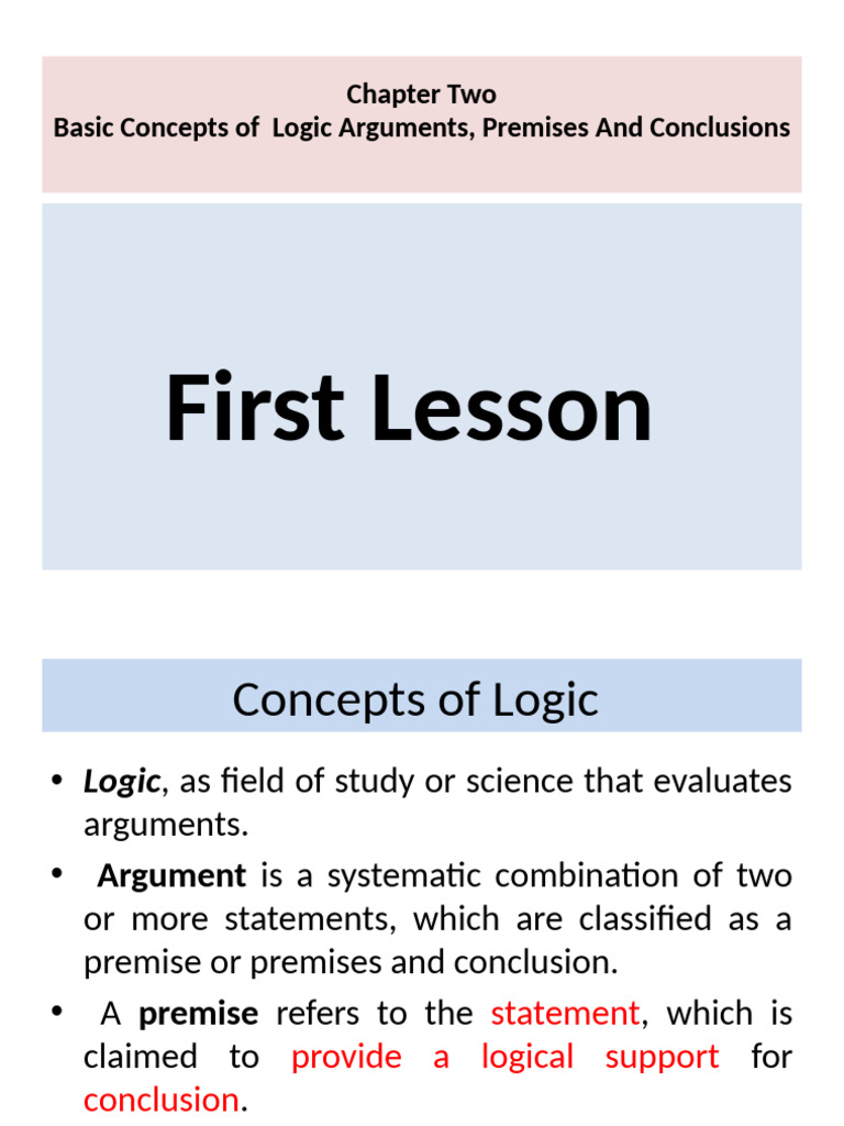 Understanding Logic: Arguments Explained | PDF | Argument | Logical ...