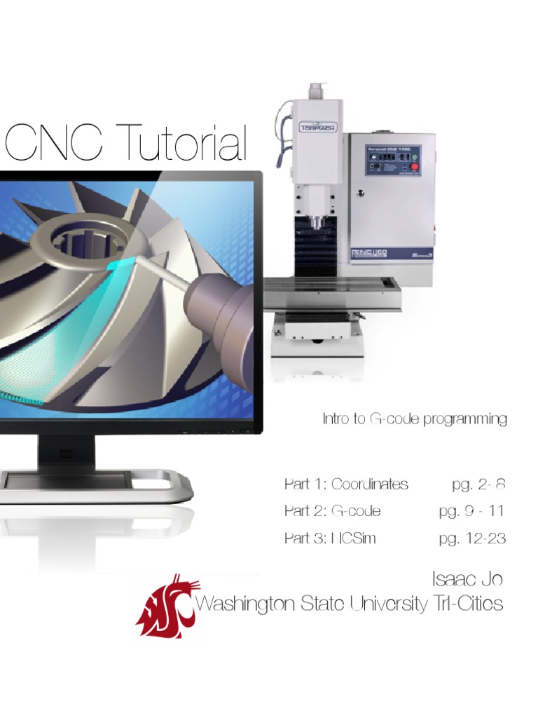 CNC G-code Programming Tutorial | PDF | Numerical Control | Line (Geometry)