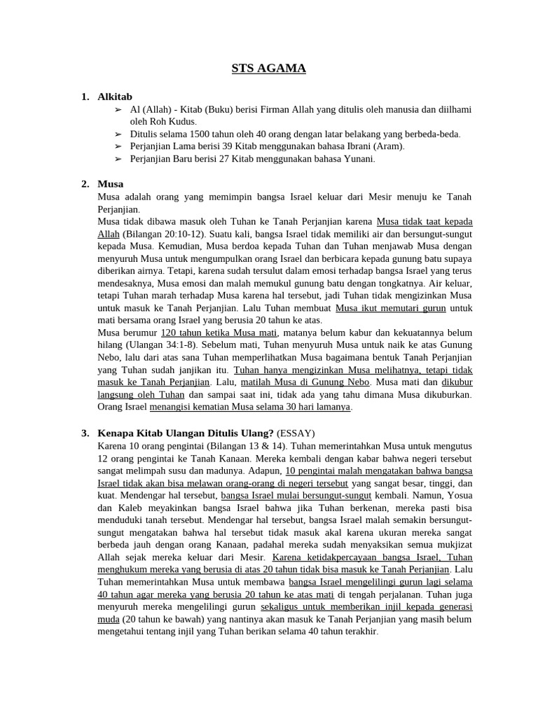 Pemahaman Agama dan Penderitaan dalam Iman | PDF