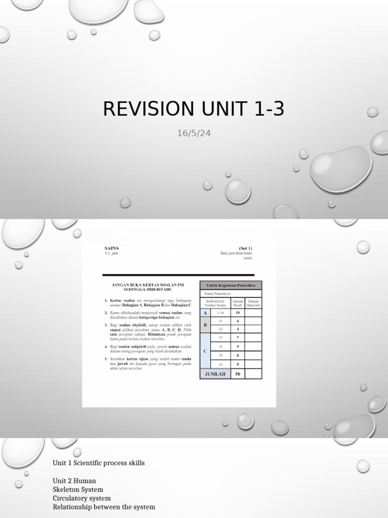 Revision Unit 1-4 | PDF