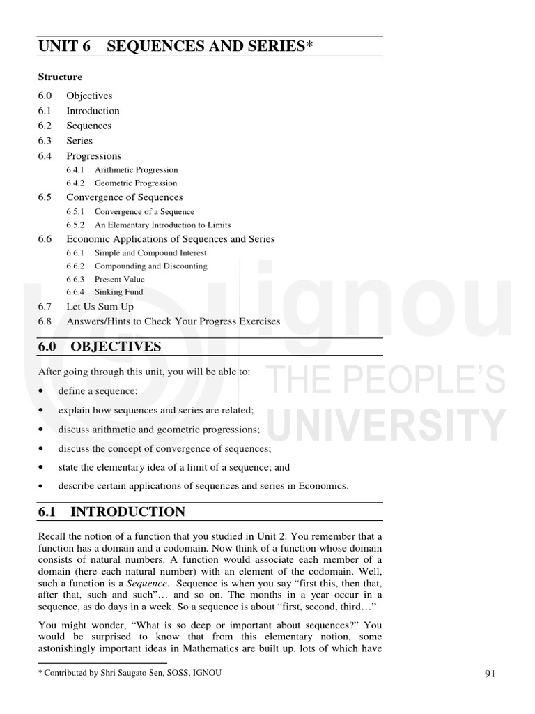Unit 6 | PDF | Summation | Interest