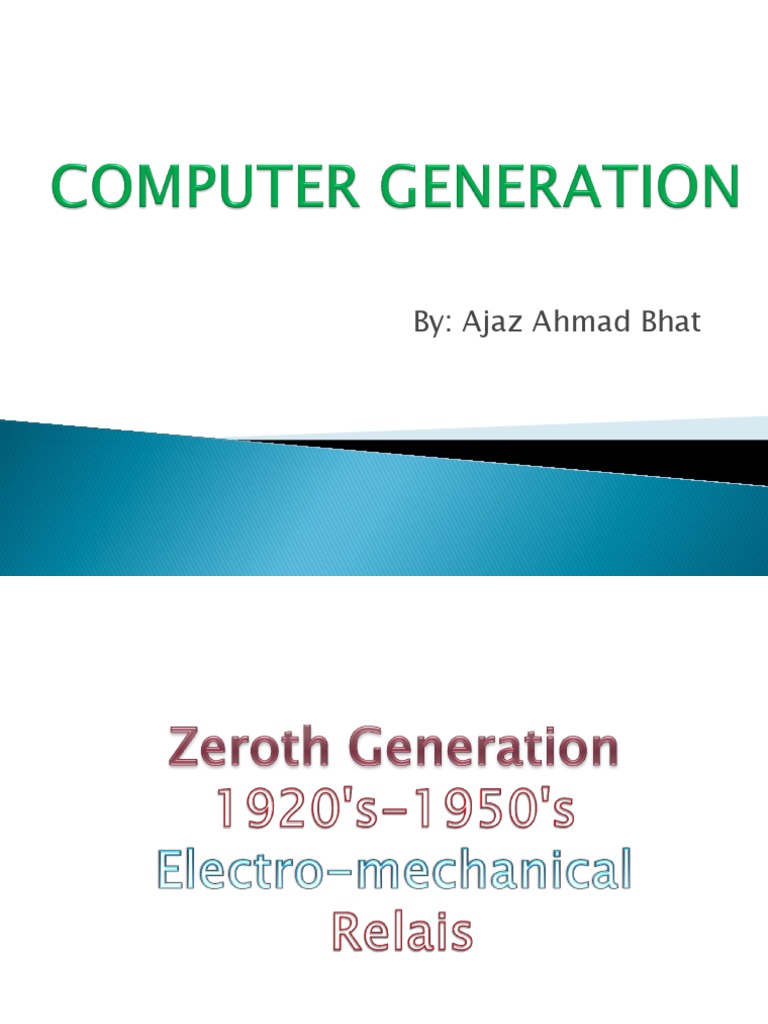 Generation of Computers | PDF | Integrated Circuit | Computer Data Storage