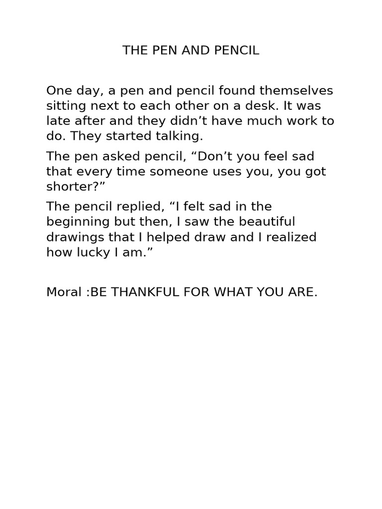 The Pen and Pencil Story | PDF