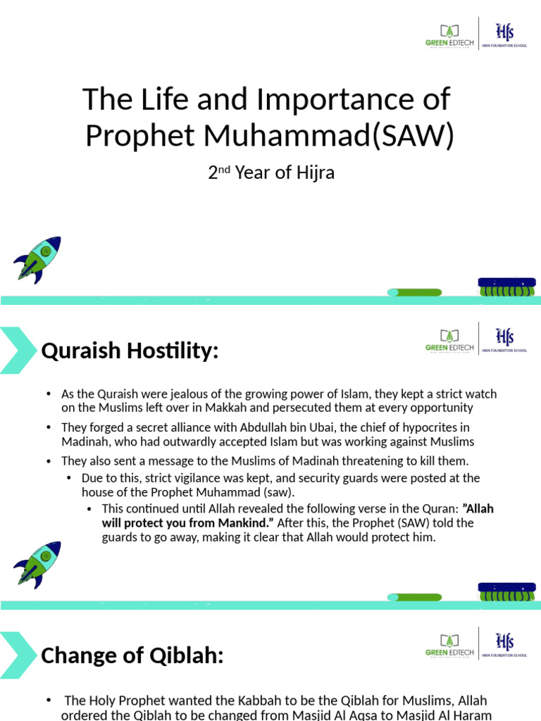 The Life and Importance of Prophet | PDF | Muhammad | Abrahamic Religions