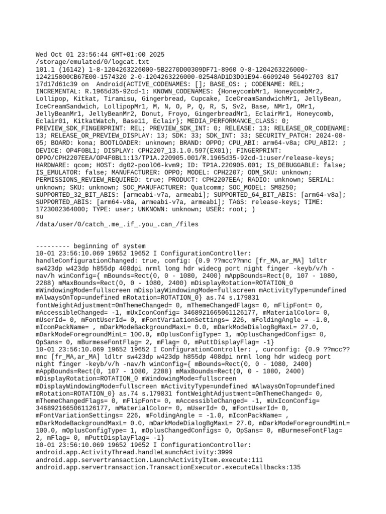 Logcat | PDF | Tablet Computer | Mobile Linux