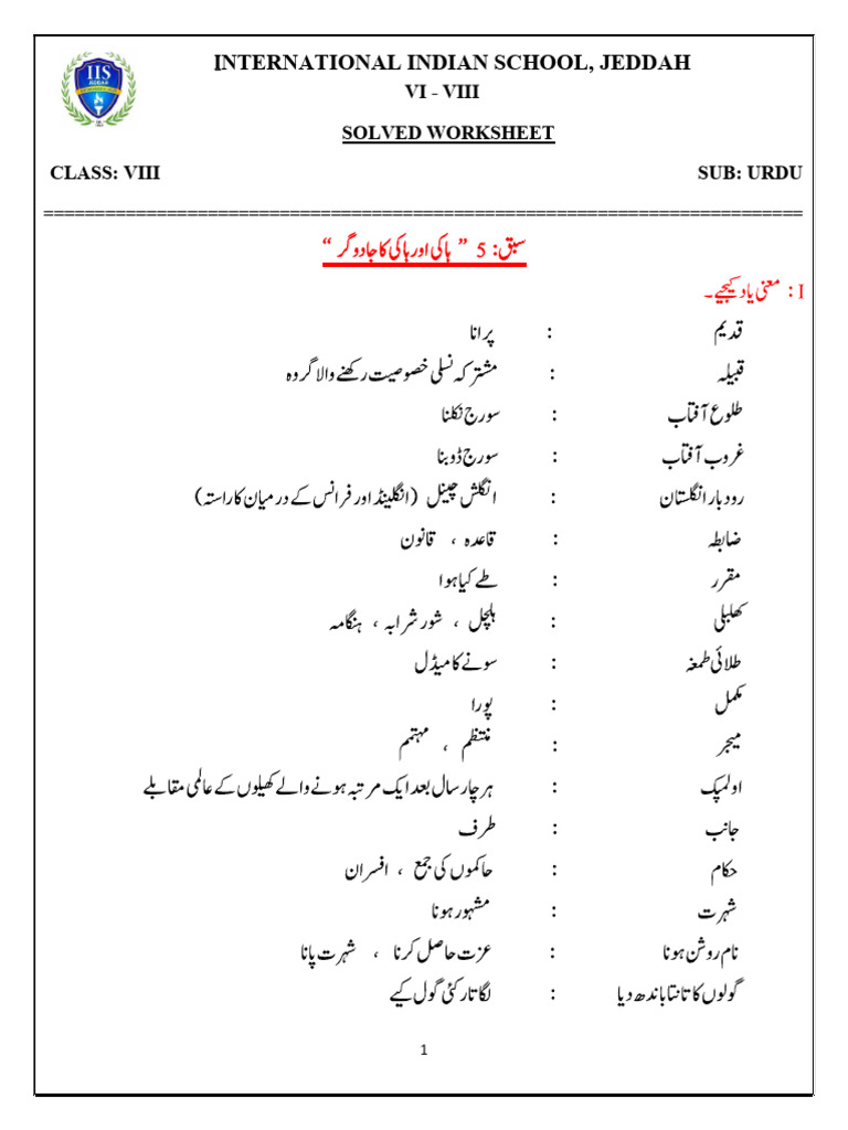 CL 8-Ch 5-Haki Aur Haki Ka Jadoogar 2 | PDF
