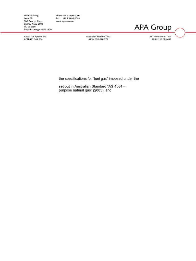 Sales Gas Specification | PDF | Hydrocarbons | Gases