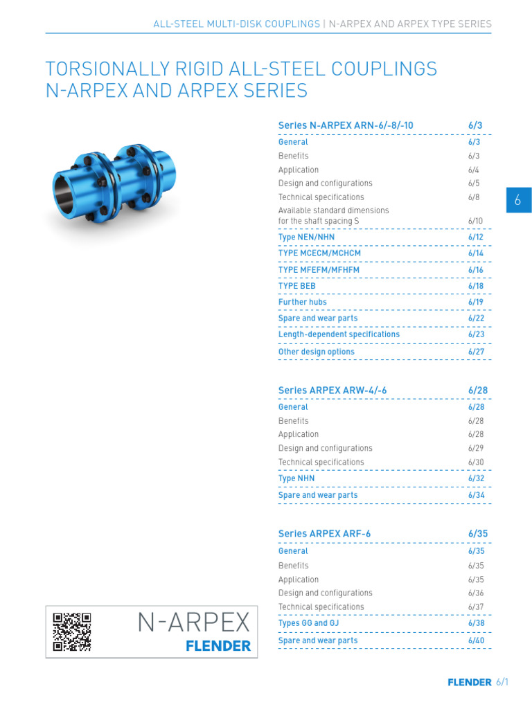 Flender N-Arpex and Arpex Series Couplings Catalogue | PDF | Screw ...