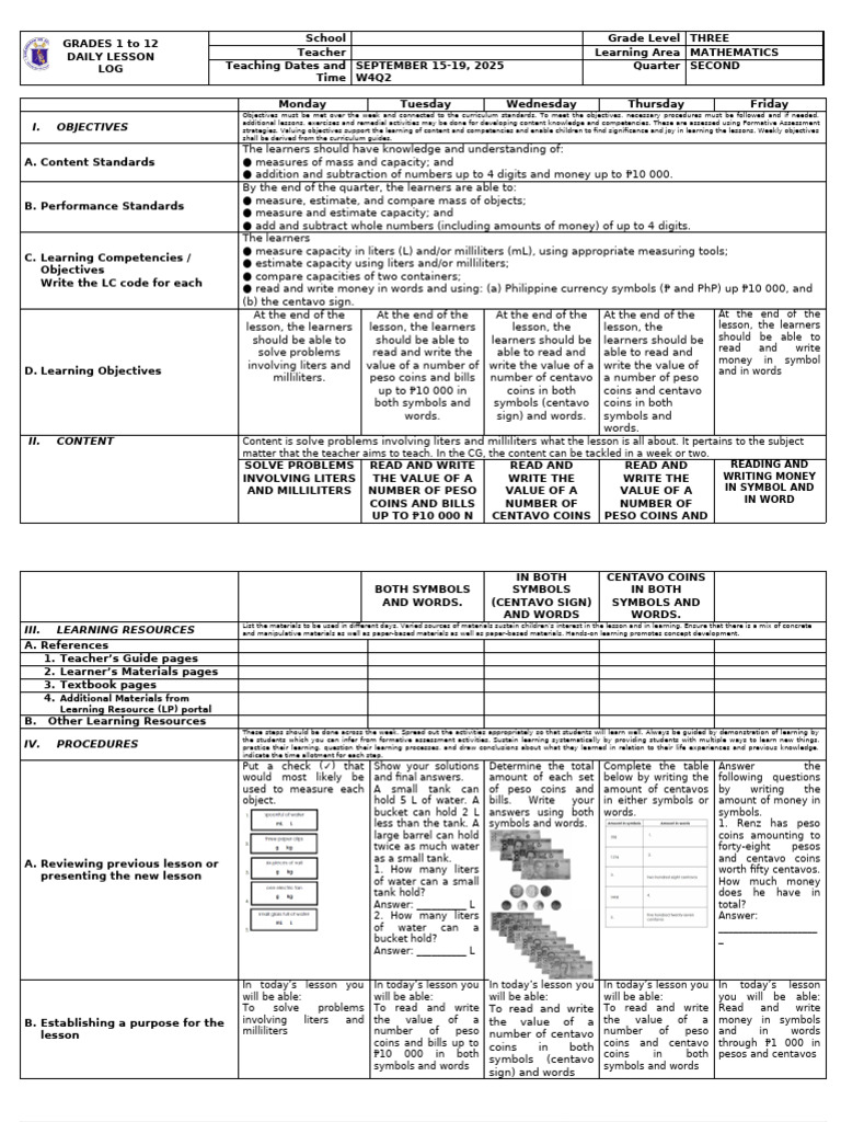 Oldformat MATH3 WEEK4 | PDF | Learning