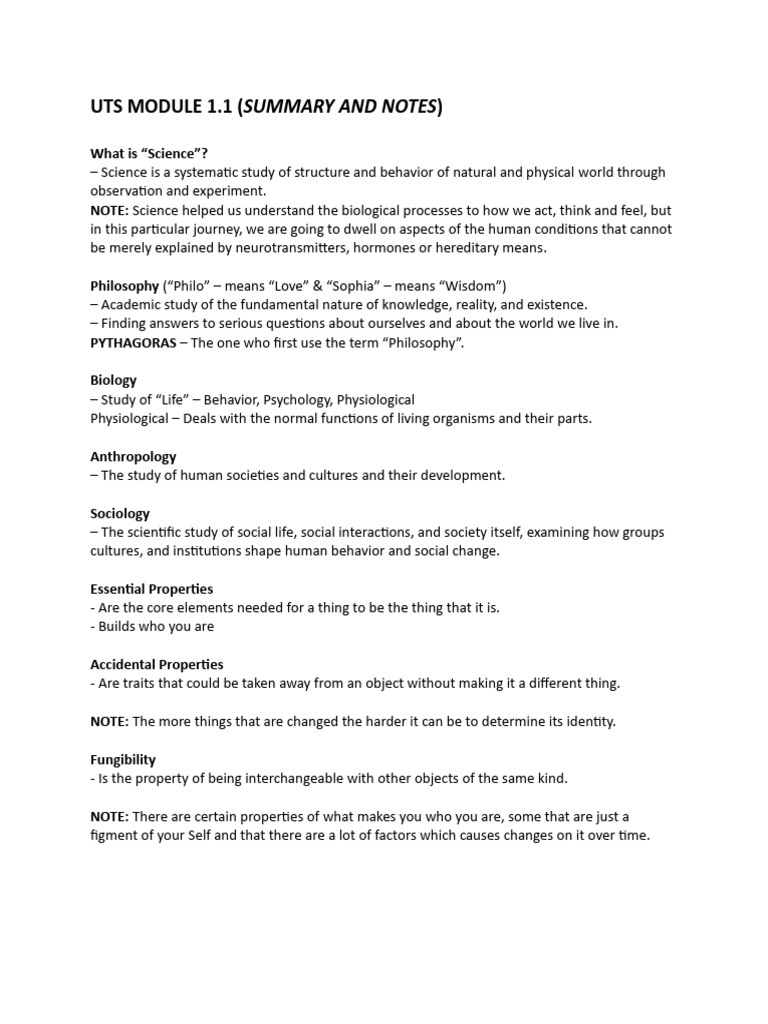 Understanding Human Identity and Science | PDF