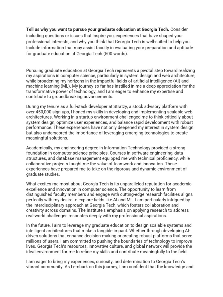 GT Essay Question 2 - Draft 1 | PDF | Artificial Intelligence ...
