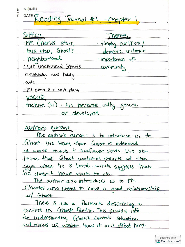 Ghost Example Journal Entry-Merged | PDF