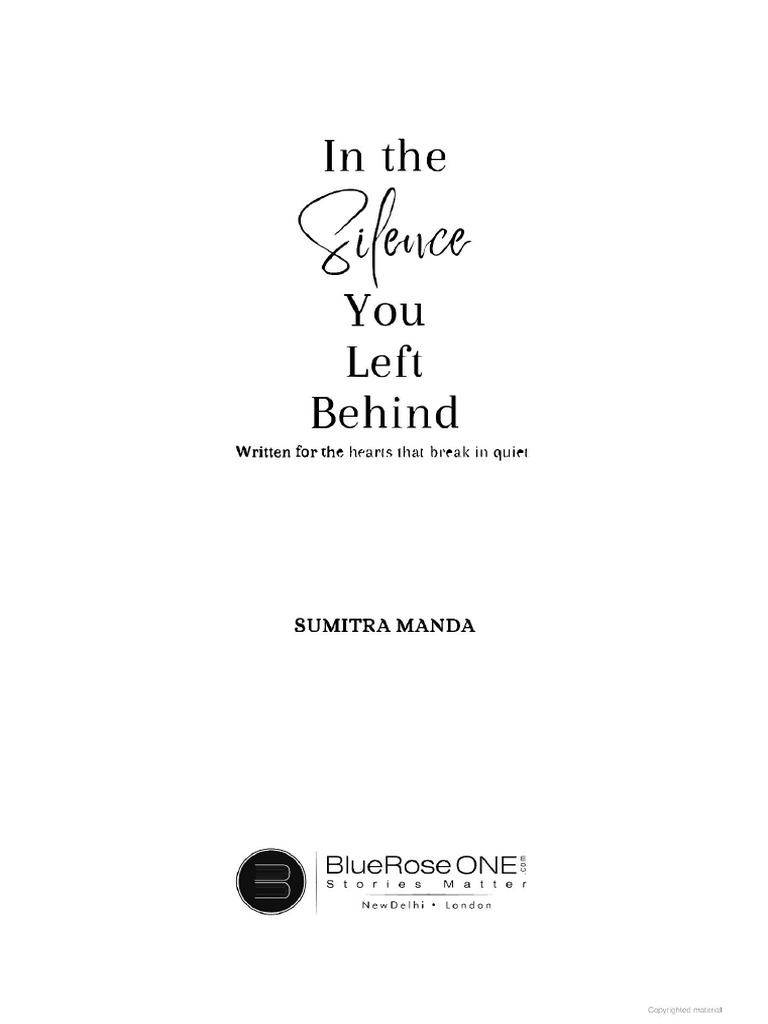 In The Silence You Left Behind | PDF