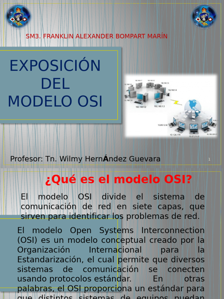 Modelo Osi | PDF | Modelo osi | Red de computadoras