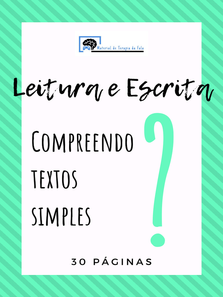 Compreensão de Textos Simples para Crianças | PDF | Bolos | Gatos