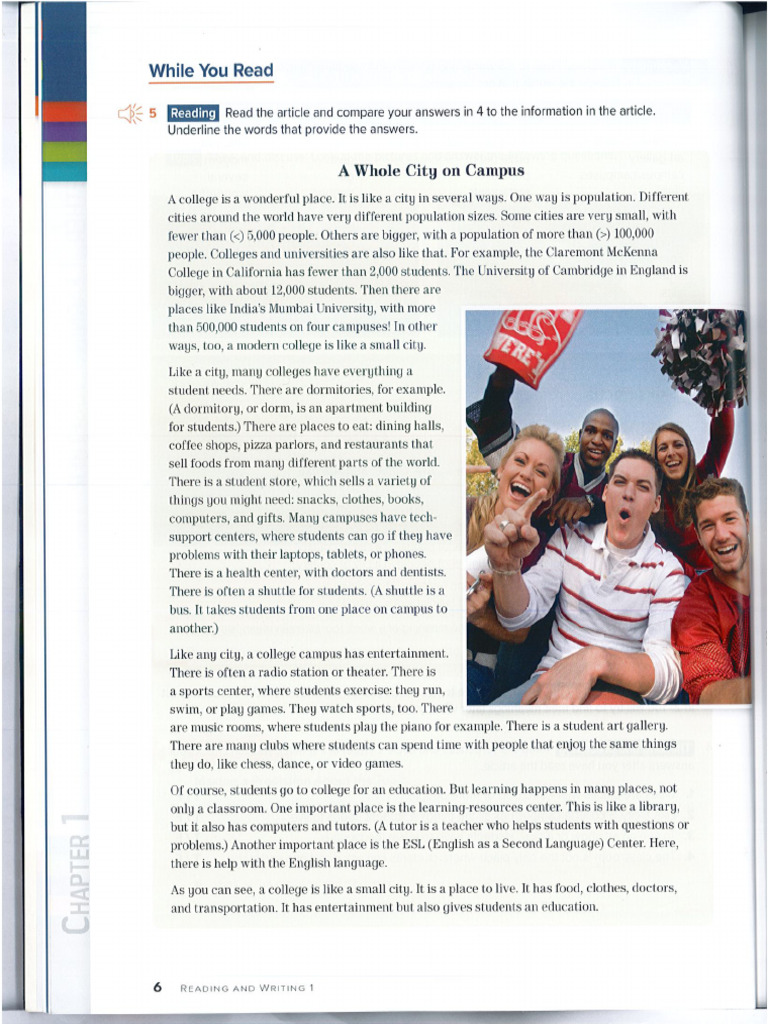 Chapter 1 - Reading 1 - The Whole City On Campus | PDF