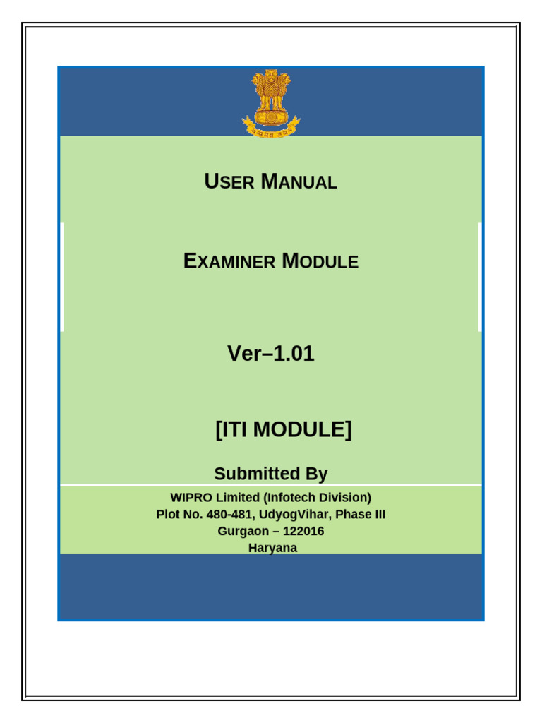 NCVT MIS Examiner UserManual | PDF | Login | Password