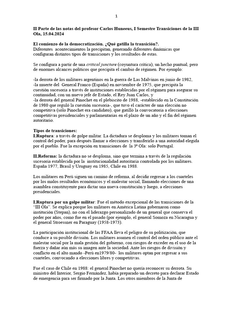 II Parte de Las Notas Curso Ciencia Pol Tica 15.04.2024 | PDF | Formas de gobierno | Ciencias ...