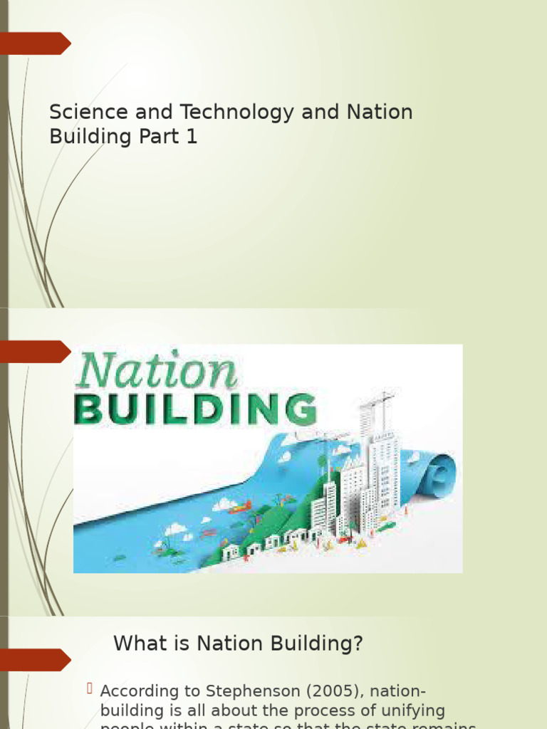 3 S&T and Nation Building Part 1 | PDF
