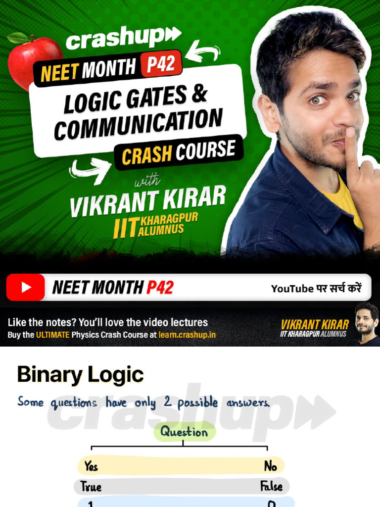 NEET P42 Logic Gates | PDF