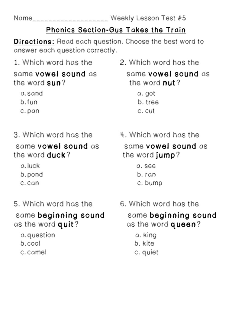 JourneysUnit1Lesson5GusTakestheTrain 1 | PDF