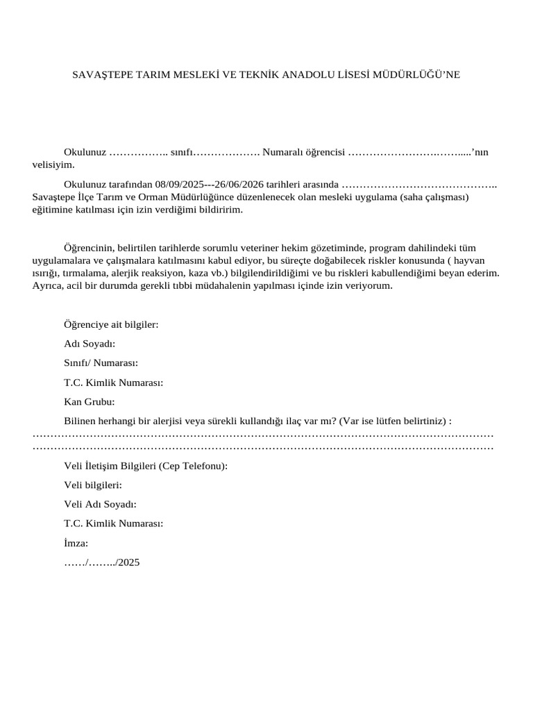 Dilekçe 1 | PDF