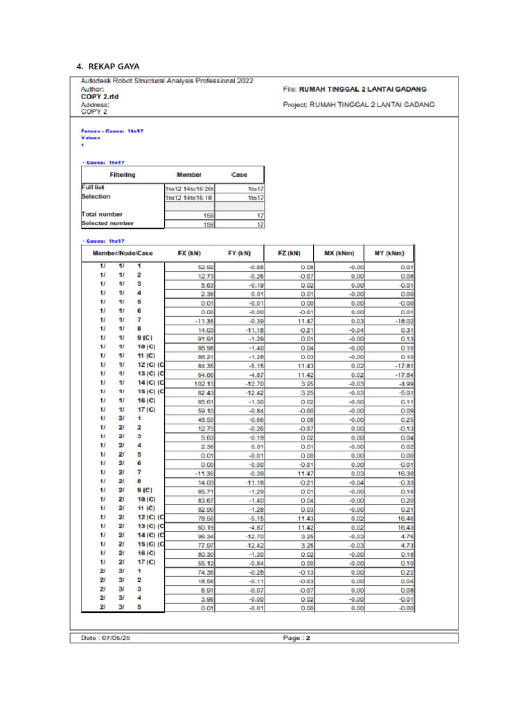Analisa Struktur 4 | PDF