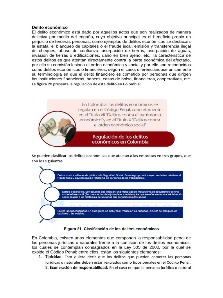 Material Delito Economico | PDF | Lavado de dinero | Soborno