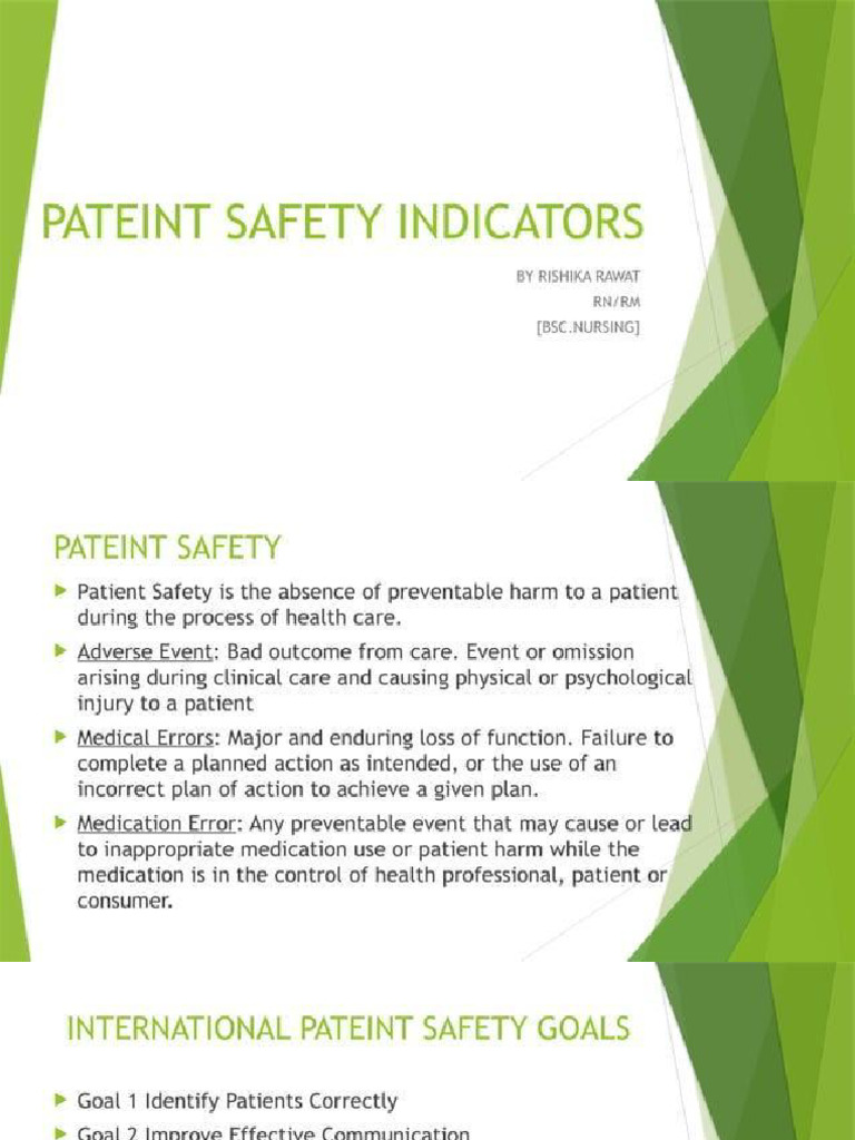 Patient Safety | PDF