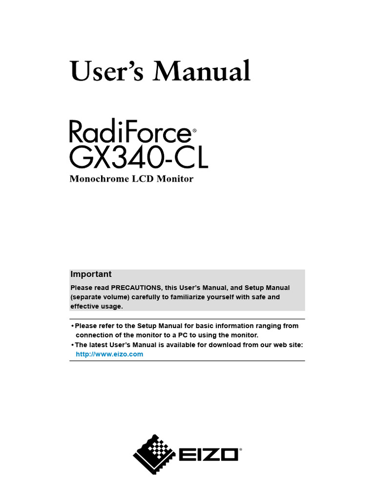 Manual EN | PDF | Computer Monitor | Pixel