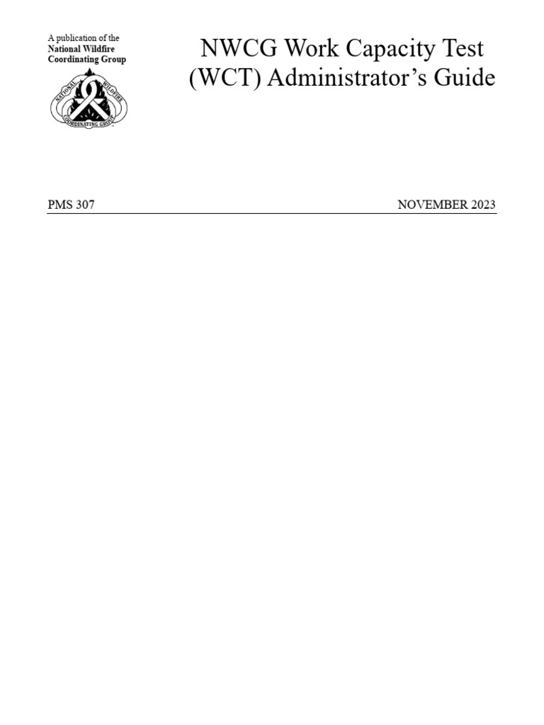 NWCG WCT Administrator's Guide 2023 | PDF