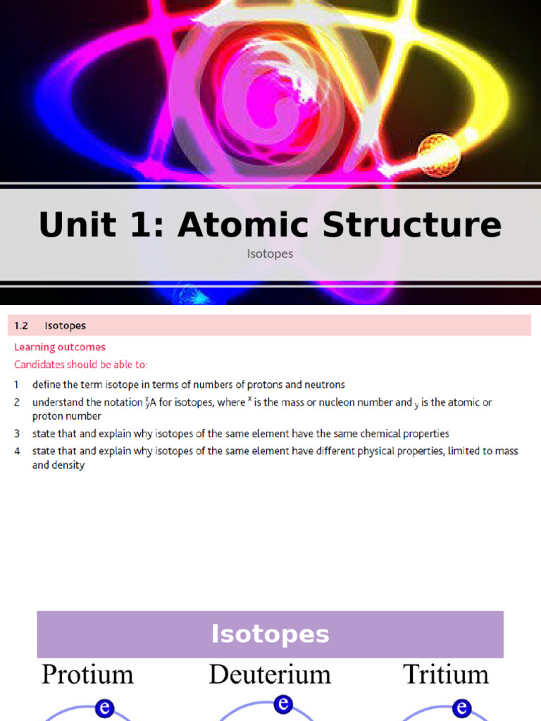 Atomic Structure 2 Isotopes | PDF