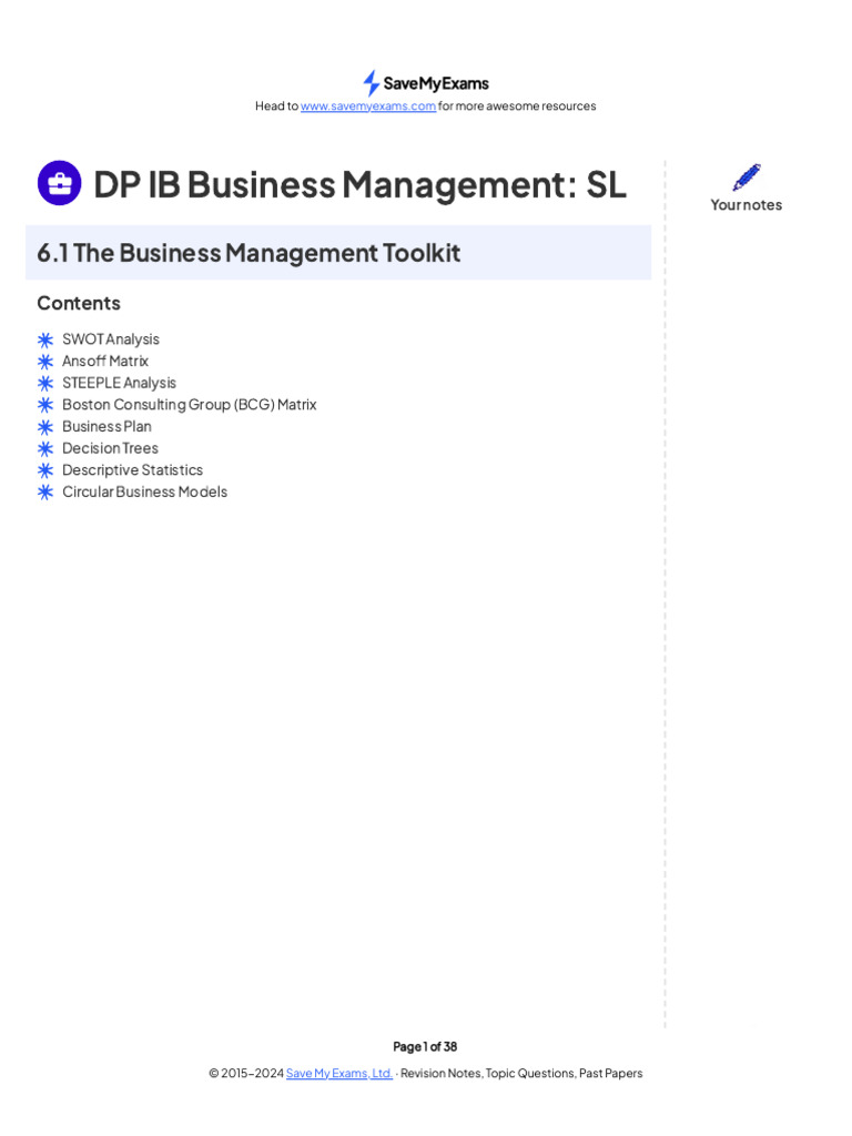 Business Management Toolkit Overview | PDF | Cost Of Living | Swot Analysis