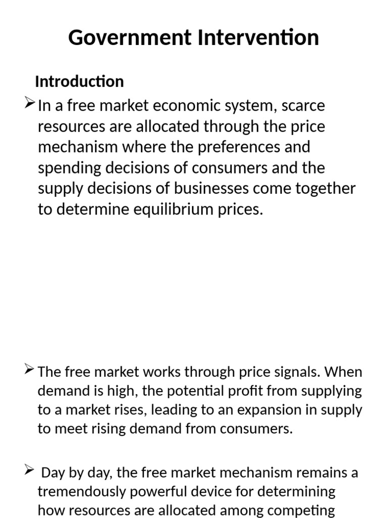 Government Intervention-AS21 SLIDE | PDF | Economic Equilibrium ...
