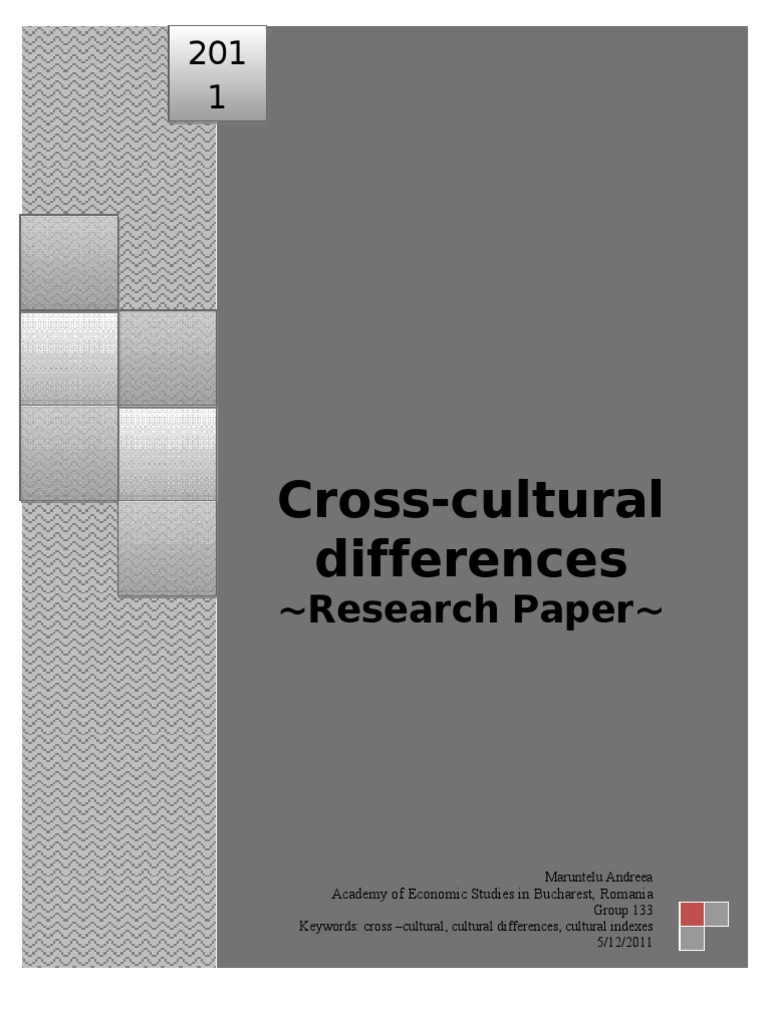 Cross-Cultural Differences in Romania | PDF | Power (Social And ...