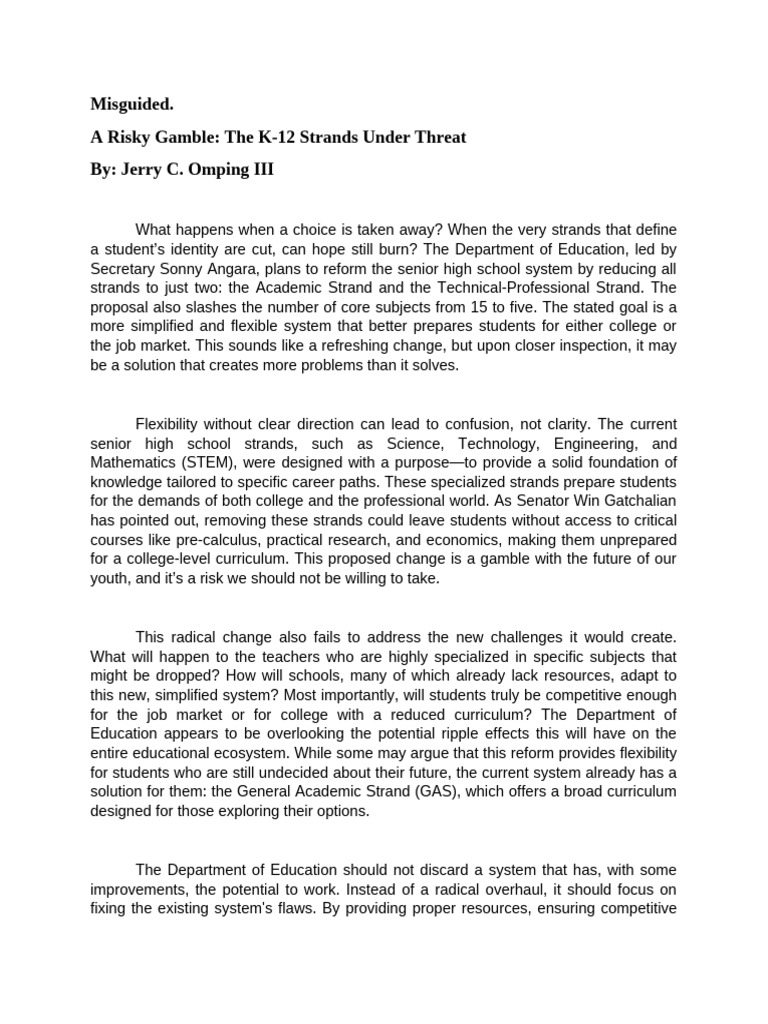 A Garment of Unity or A Cage For Individuality | PDF | Curriculum ...