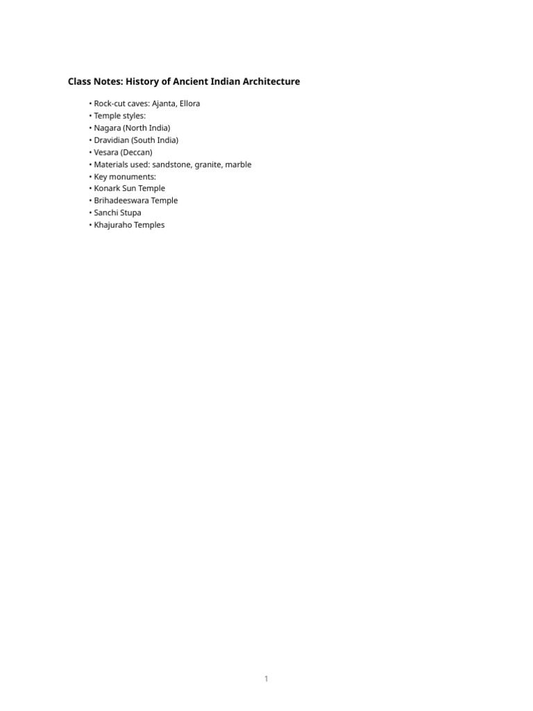 Architecture Notes | PDF