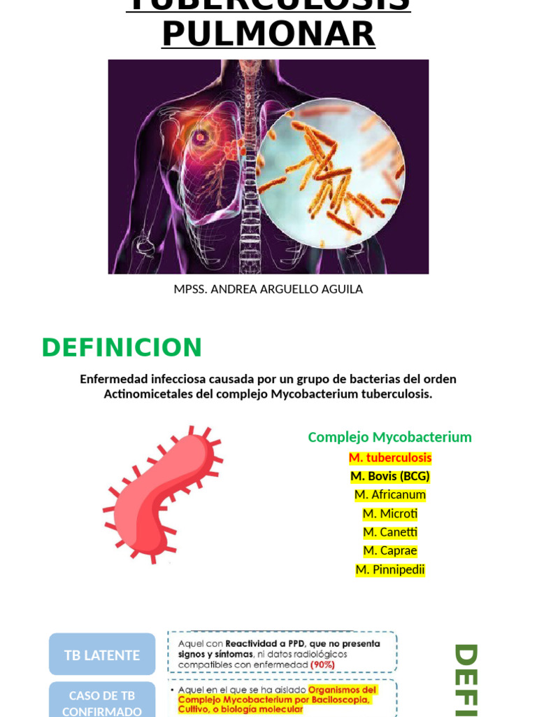 Tuberculosis Pulmonar en El Primer Nivel de Atencion. | PDF ...