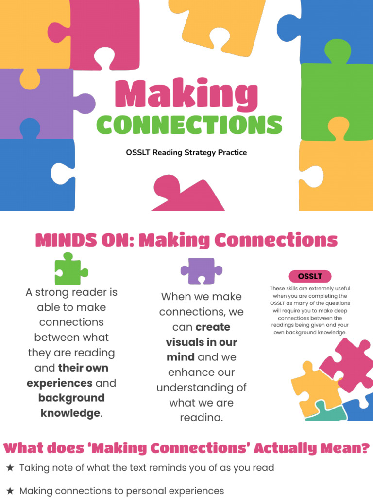Lesson 7 - Making Connections | PDF | Knowledge