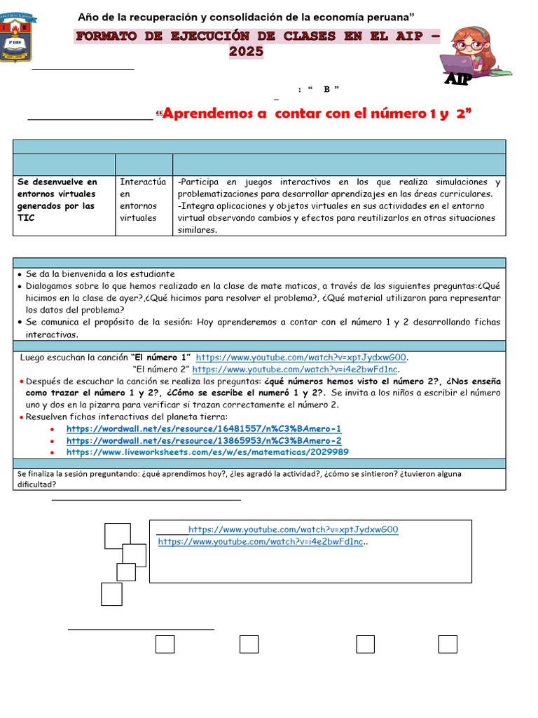 Aprendemos A Contar 1 y 2 | PDF | Informática | Comunicación humana