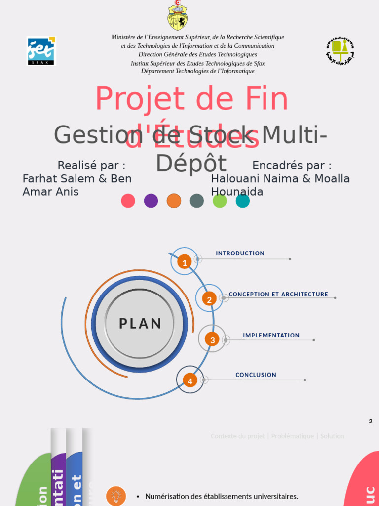 Gestion de Stock Multi-Dépôt ISET Sfax | PDF | Informatique | Génie ...