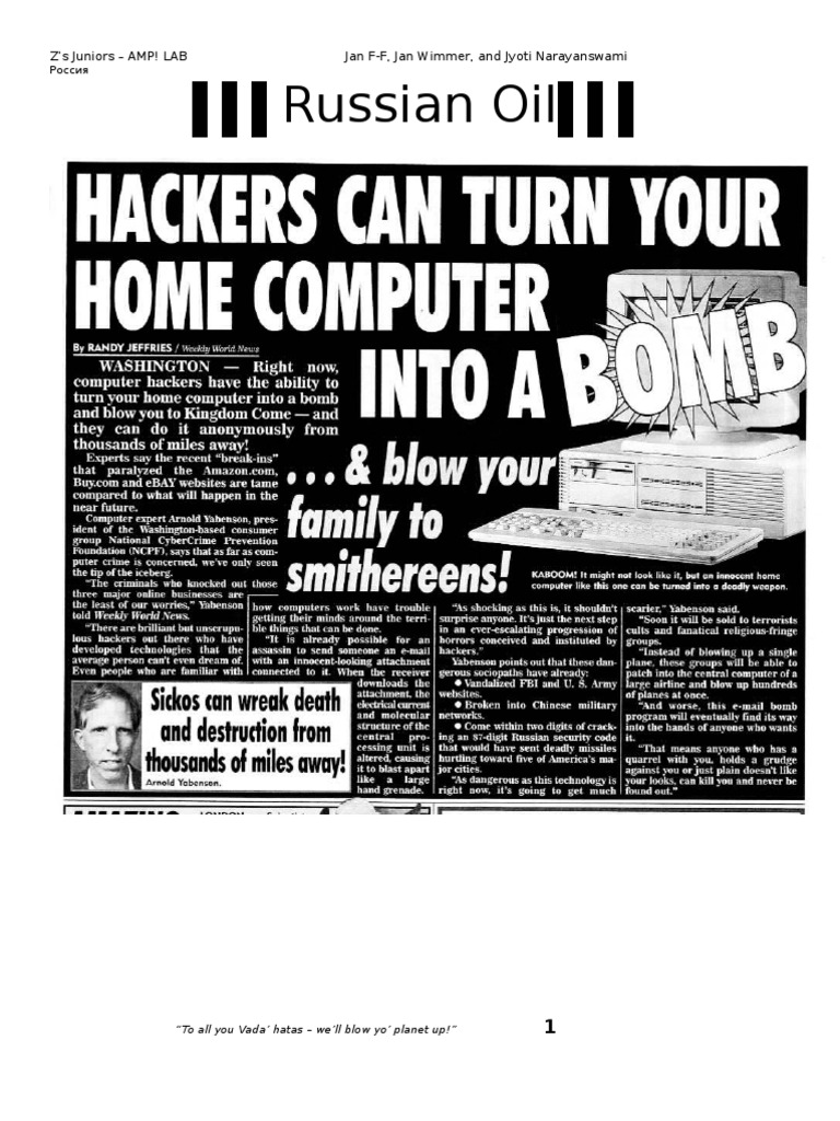 Da Oil Russian | PDF | Soviet Union | World Politics